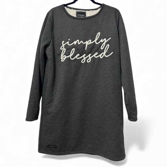 Simply Southern | Intimates & Sleepwear | Simply Southern Charcoal Long ...